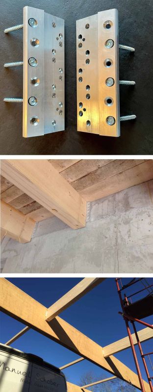 connections of timber beams to concrete | SIHGA